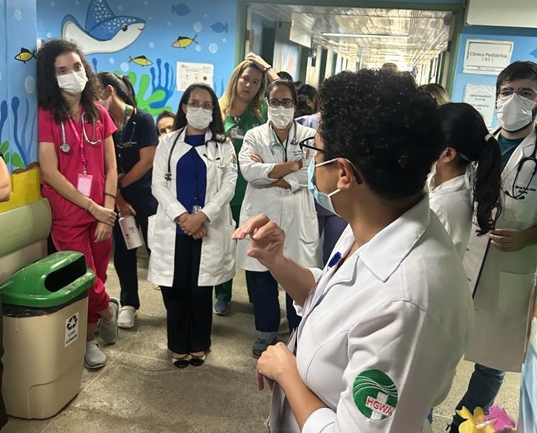 Pediatria do HGWA recebe projeto de conscientização sobre protocolo sepse