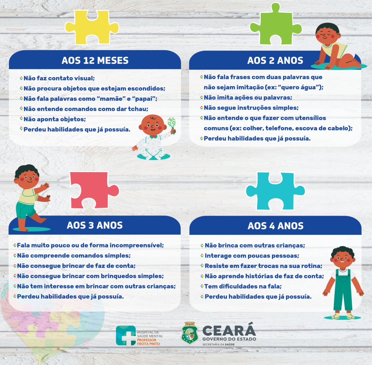 Autismo: Hospital de Saúde Mental oferece acompanhamento especializado