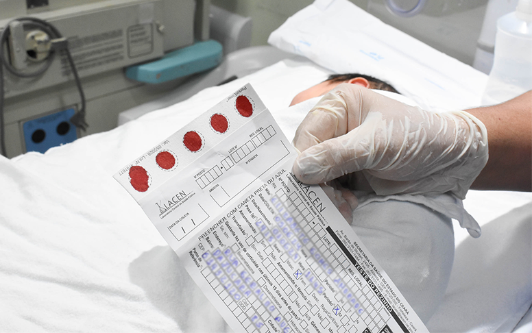 Teste do Pezinho: HGCC diminui desconforto dos bebês na coleta